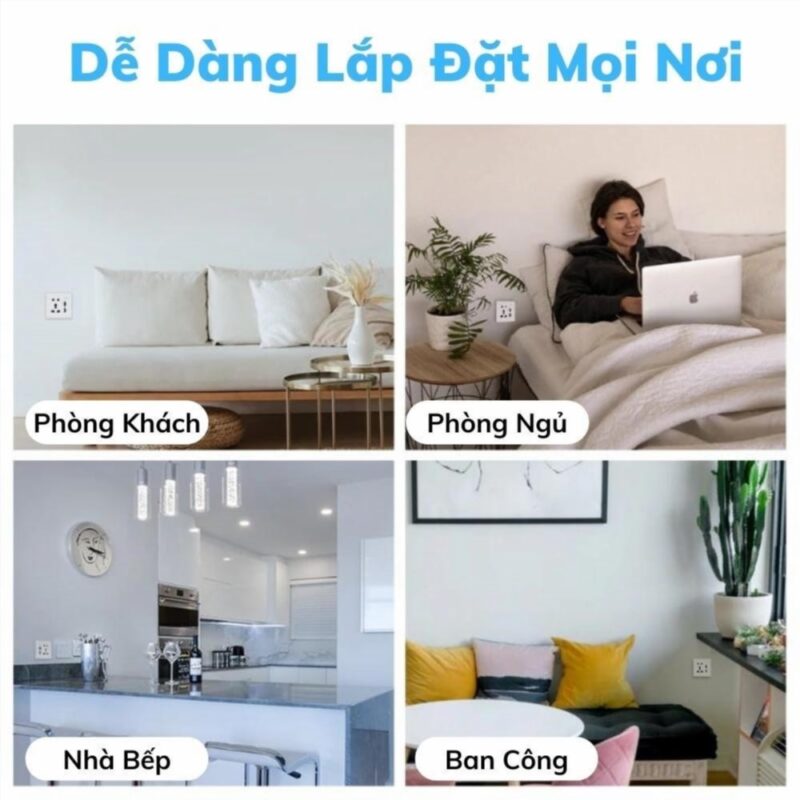 Camera Ngụy Trang Ổ Cắm Điện Âm Tường Hiện Đại Mới Nhất 2025